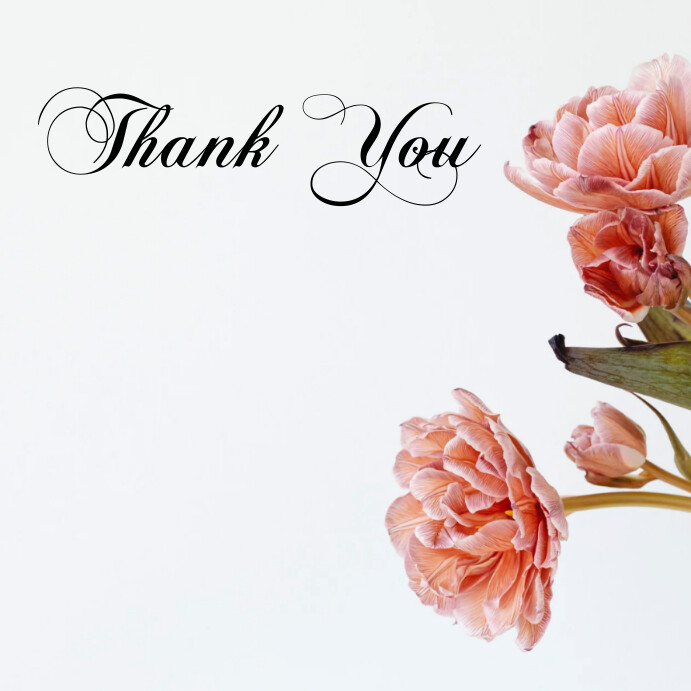 Thank You.instagram poster Template | PosterMyWall