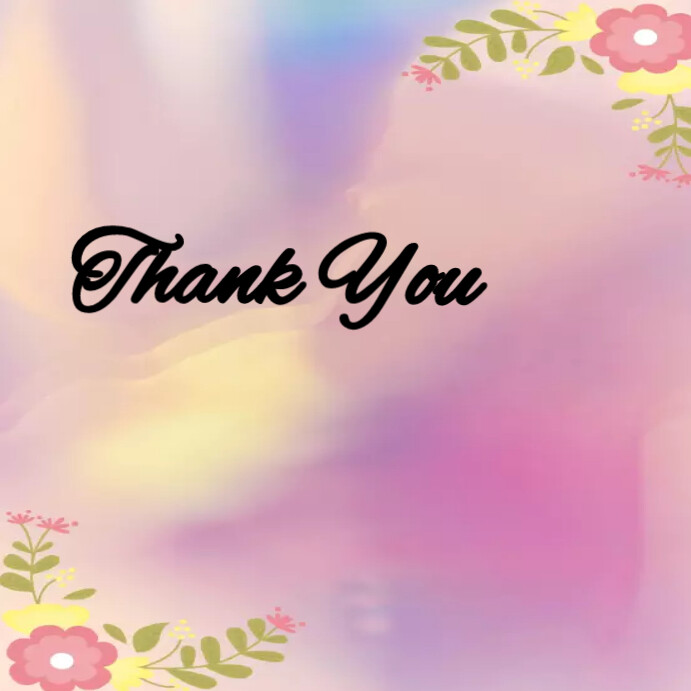 Thank You.instagram poster Template | PosterMyWall
