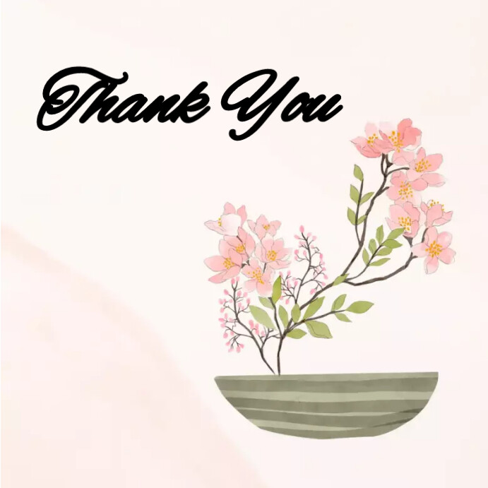 Thank You.instagram poster Template | PosterMyWall