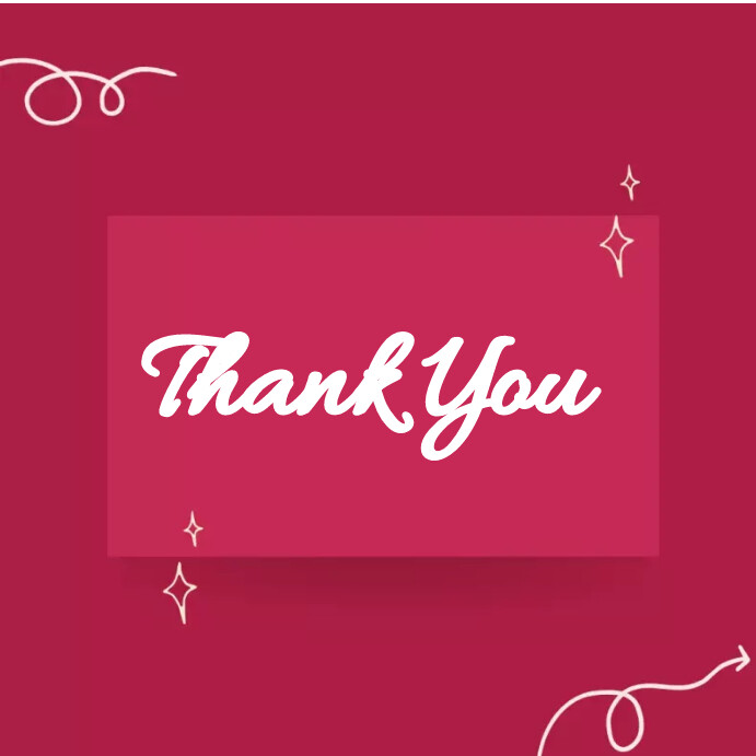 Thank You.instagram poster Template | PosterMyWall