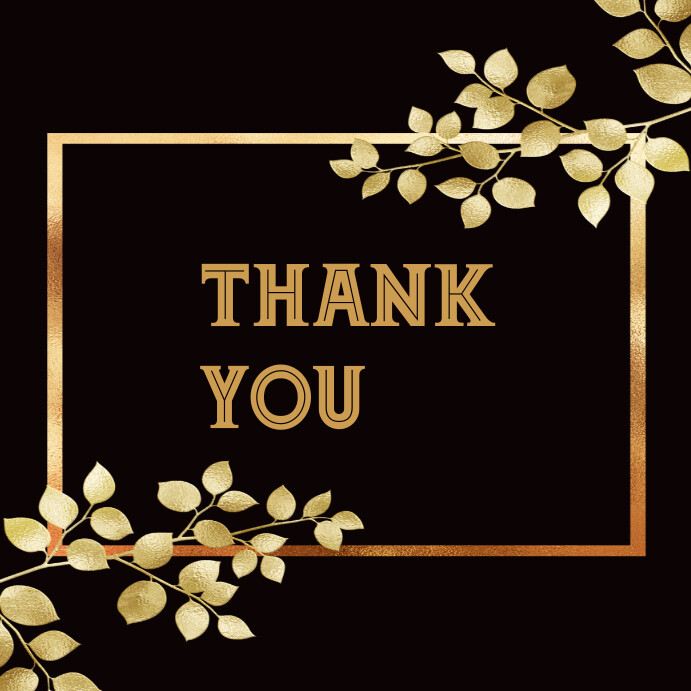 Thank You.instagram poster Template | PosterMyWall