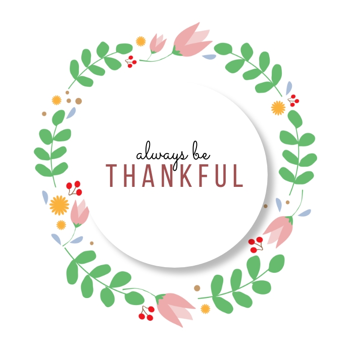 thankful post Template | PosterMyWall