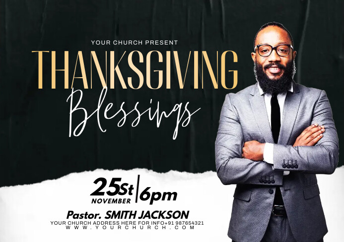 Thankgiving Template | PosterMyWall