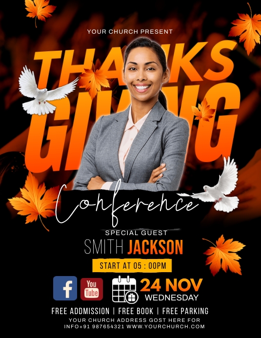 Thankgiving Template | PosterMyWall