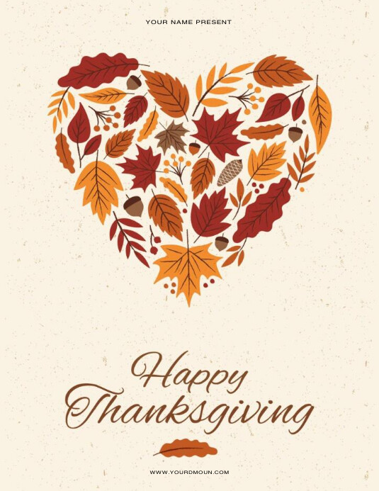 Thankgiving Template | PosterMyWall