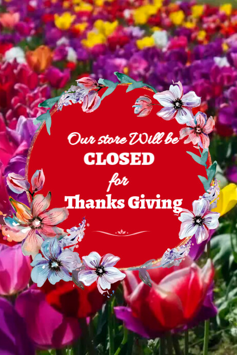 Copy of thankgiving poster flyer | PosterMyWall