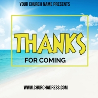 thanks for coming Template | PosterMyWall