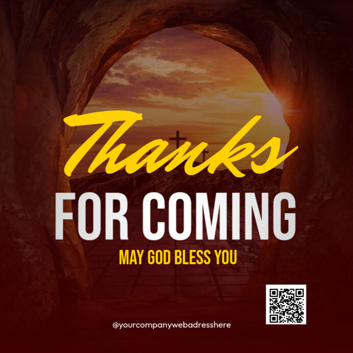 thanks for coming Template | PosterMyWall
