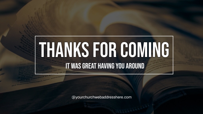 Plantilla de thanks for coming | PosterMyWall