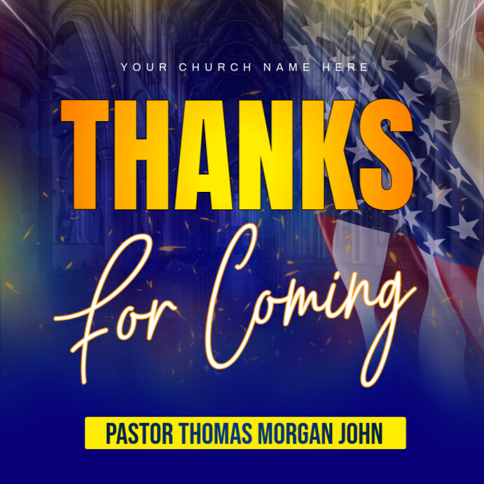 Thanks for coming poster Template | PosterMyWall