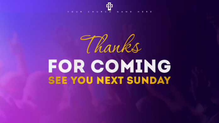 Thanks for coming template | PosterMyWall