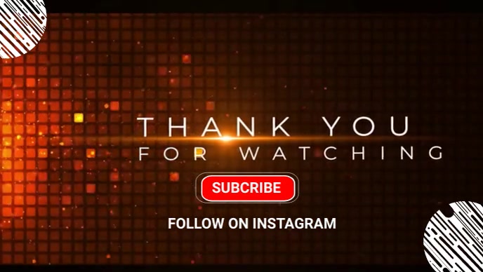 thanks for watching Template | PosterMyWall