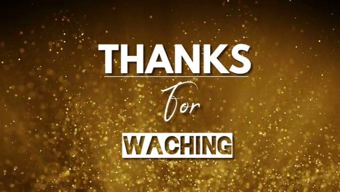 THANKS FOR WATCHING Template | PosterMyWall