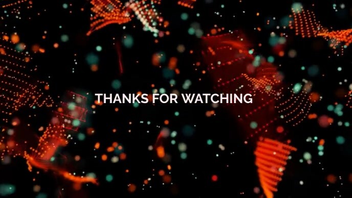 Plantilla de thanks for watching | PosterMyWall