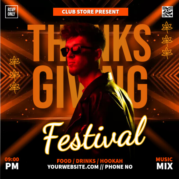 Thanks Giving Ads Template | PosterMyWall