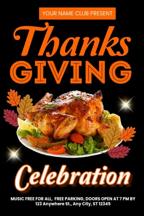 Copy of Thanks Giving Celebration | PosterMyWall