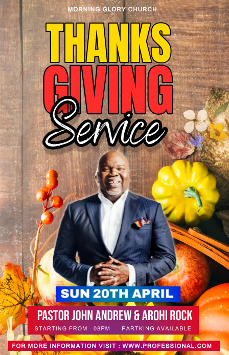 thanks giving church Template | PosterMyWall