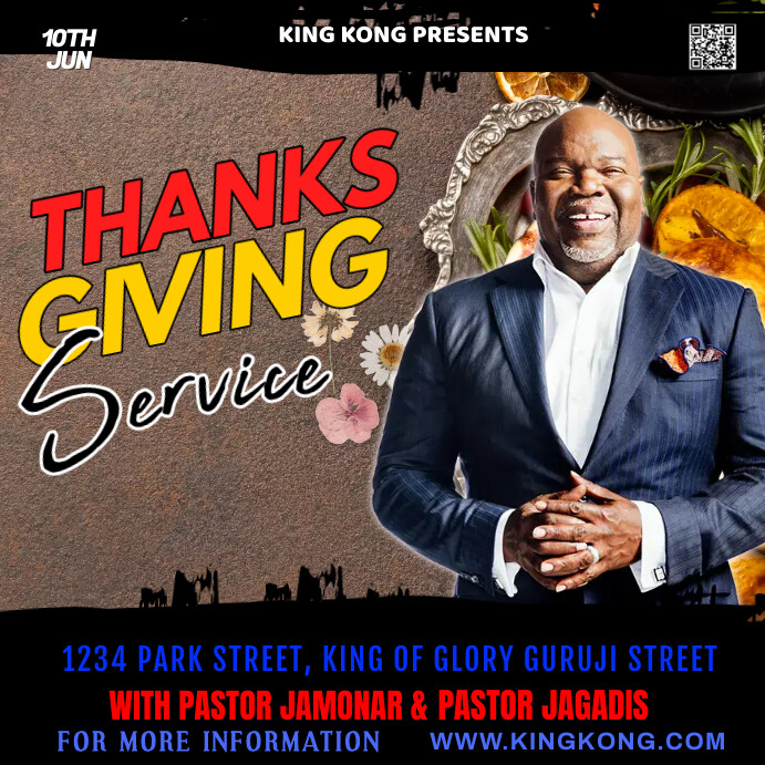 thanks giving church Template | PosterMyWall