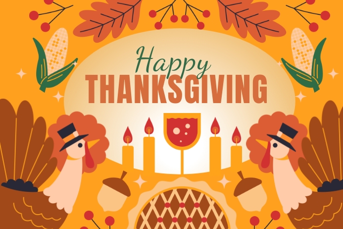 Thanks Giving Cover Template | PosterMyWall