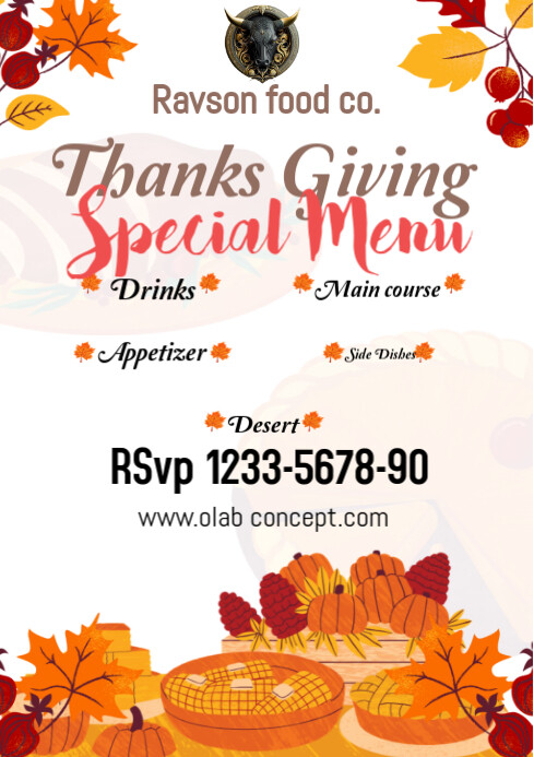 Thanks giving day Template | PosterMyWall