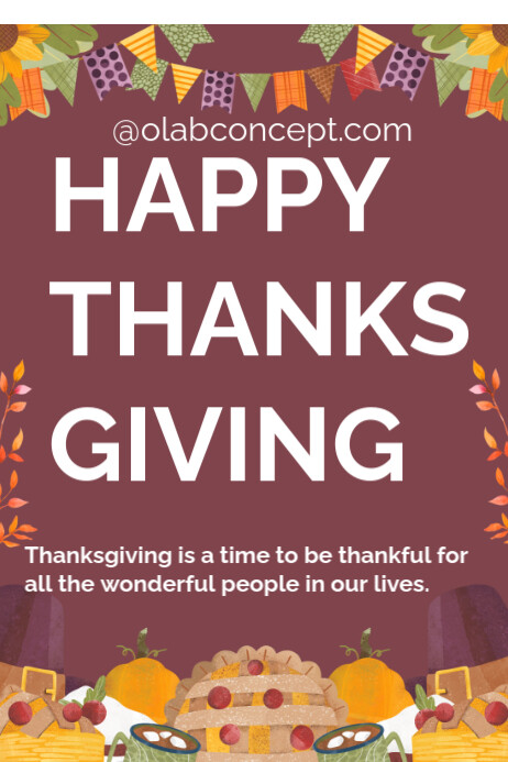 Thanks giving day Template | PosterMyWall