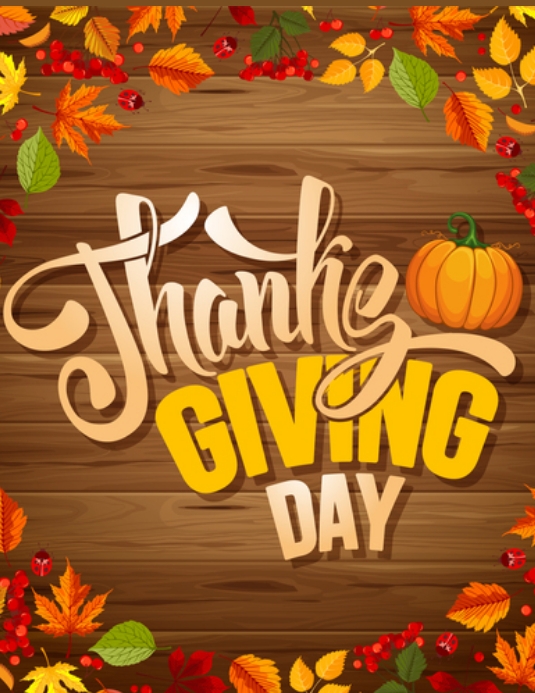 Copy of thanks giving day poster and template design | PosterMyWall