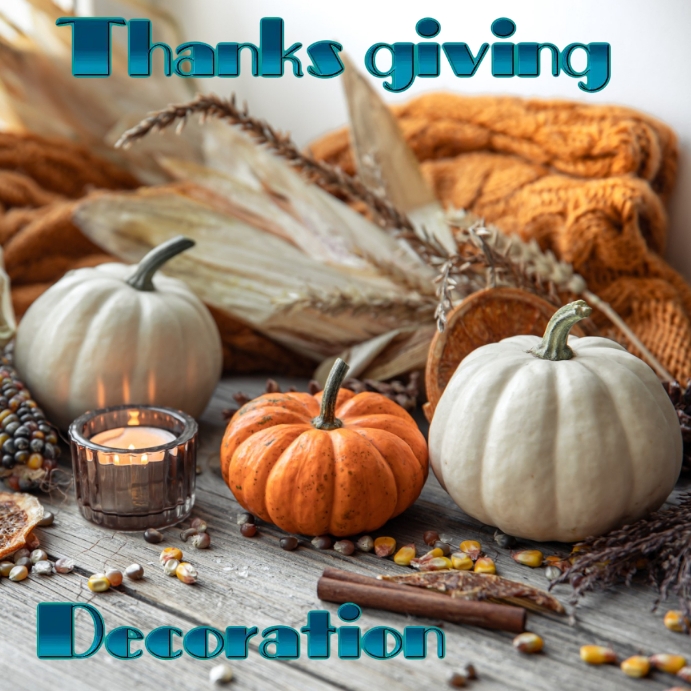 Thanks giving decoration event template | PosterMyWall