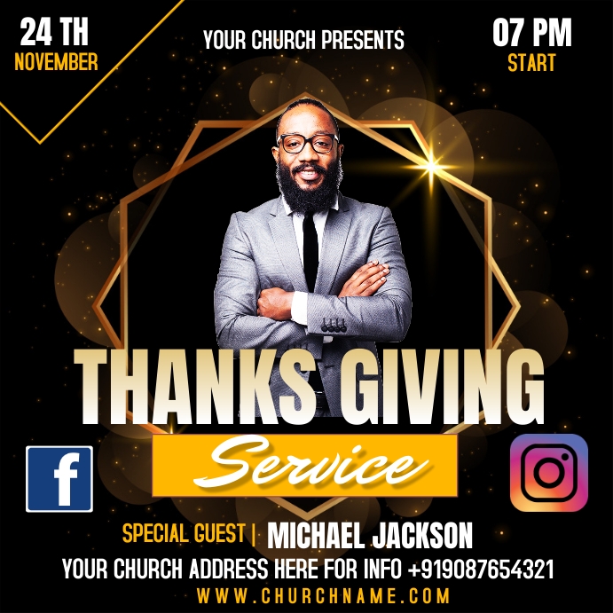 Thanks giving Template | PosterMyWall