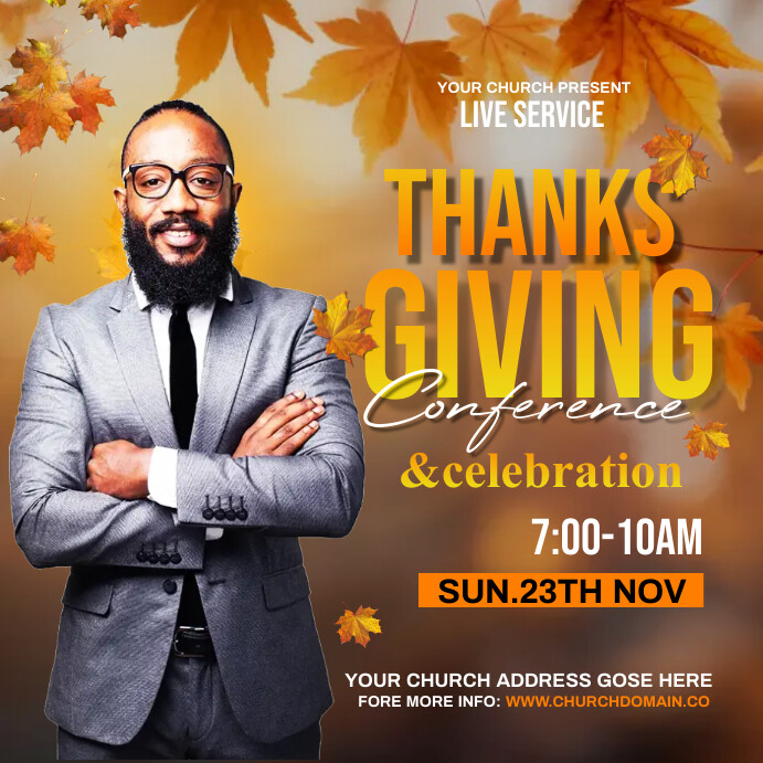 Thanks giving Template | PosterMyWall