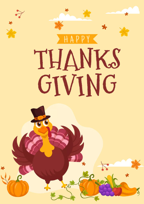 Thanks Giving Template | PosterMyWall