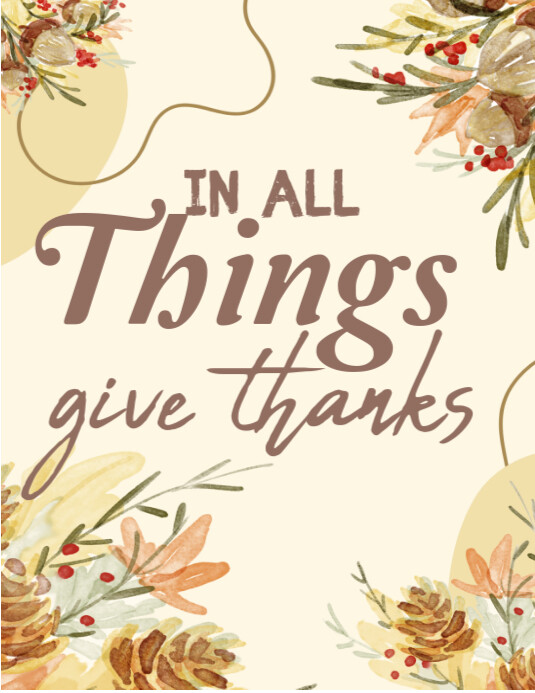 Thanks giving Template | PosterMyWall