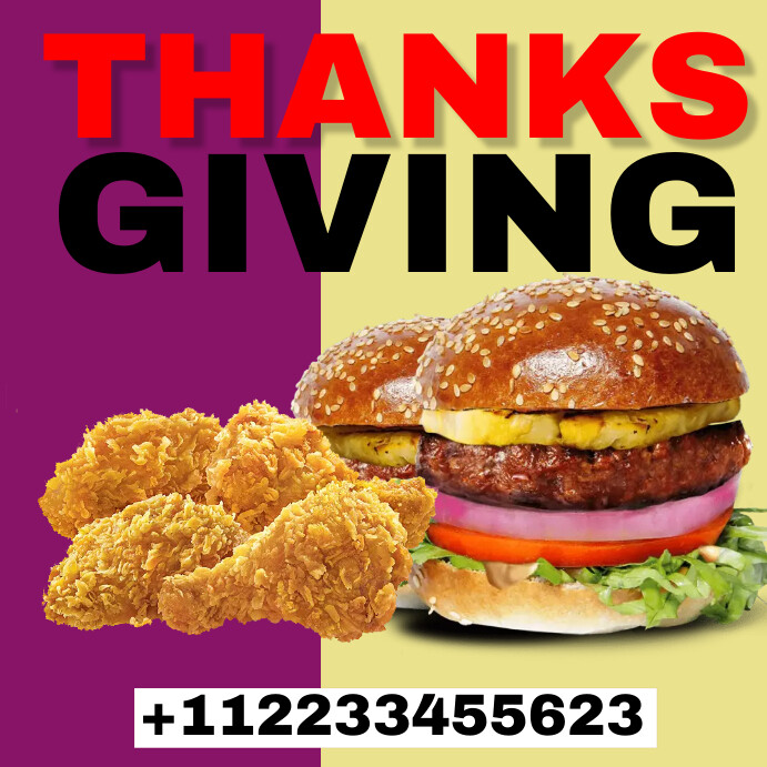 Thanks giving Template | PosterMyWall