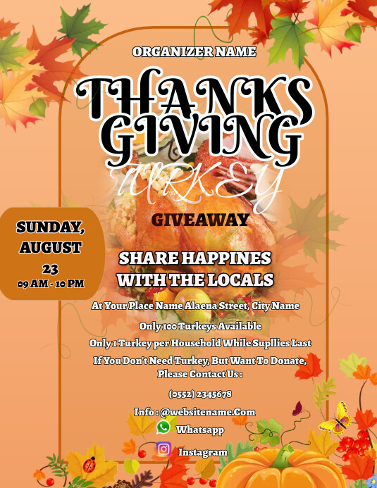 Copy of Thanks Giving | PosterMyWall