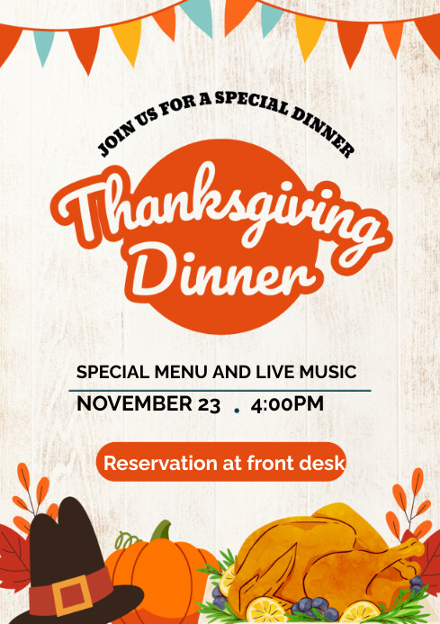 Thanks giving Template | PosterMyWall