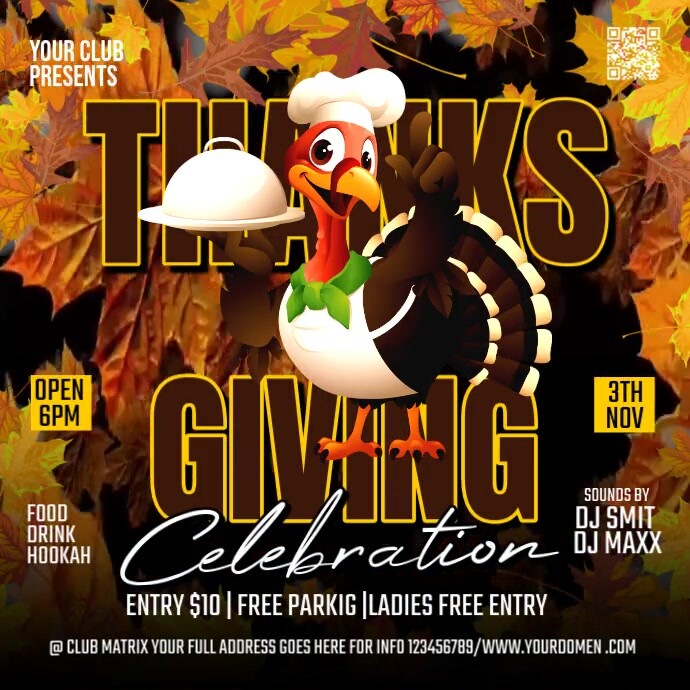 Thanks giving Template | PosterMyWall