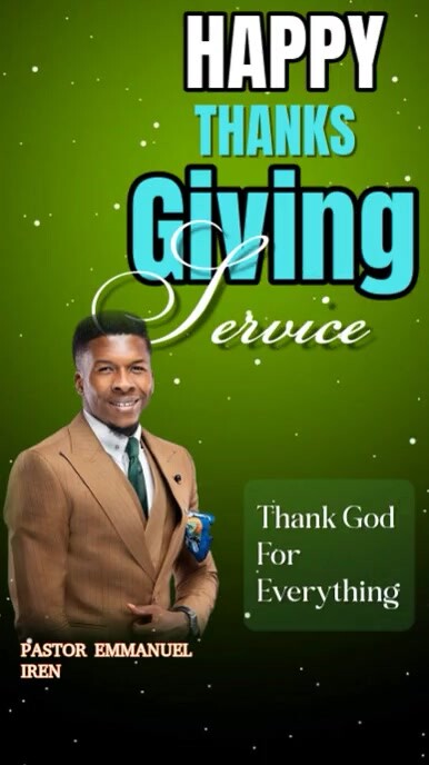 THANKS GIVING Template | PosterMyWall