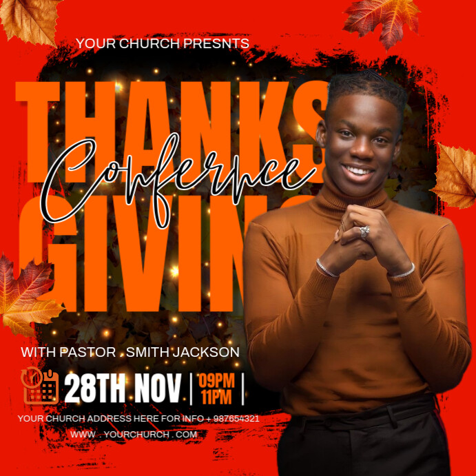 Thanks Giving Template | PosterMyWall