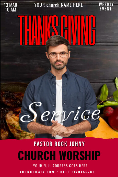 Copy of thanks giving | PosterMyWall