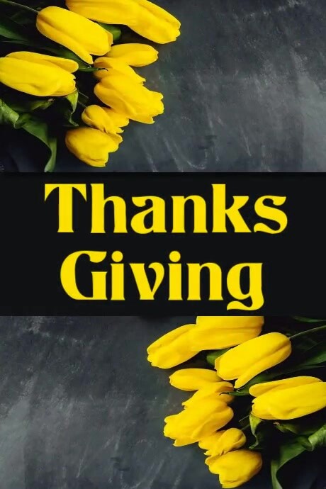 Thanks Giving Template | PosterMyWall