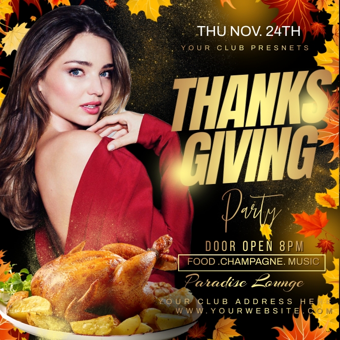 Plantilla de Gracias Dando Folleto | PosterMyWall