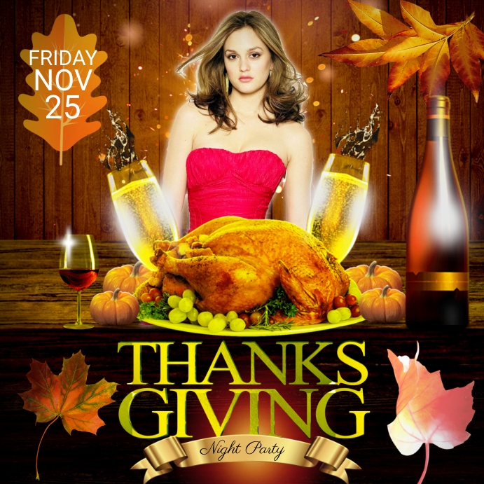 Thanks giving flyer Template | PosterMyWall