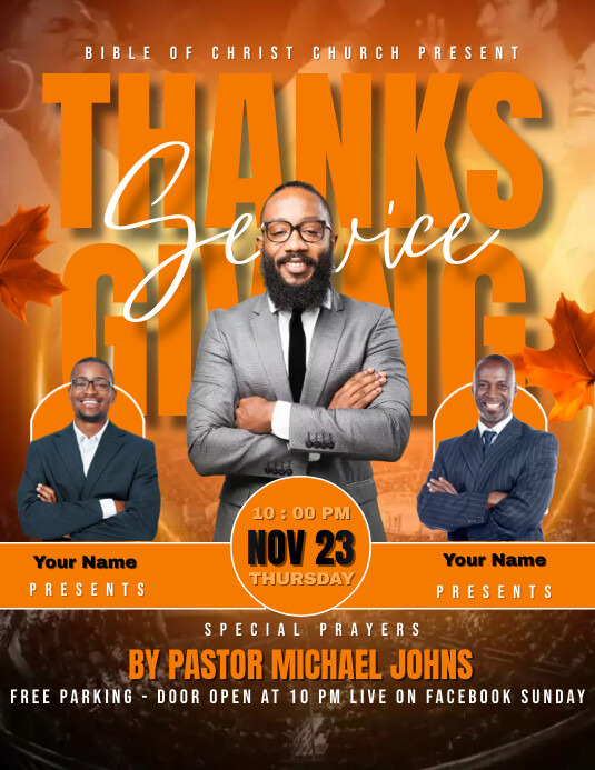 Thanks giving flyer Template | PosterMyWall
