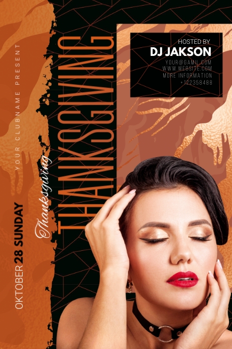 Thanks Giving Flyer Template | PosterMyWall