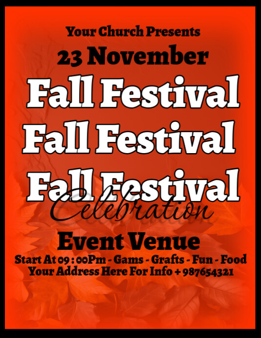 Thanks Giving flyer Template | PosterMyWall