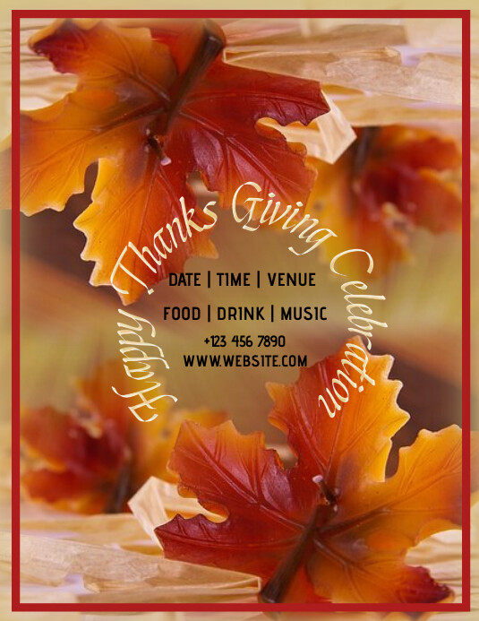 THANKS GIVING FLYER Template | PosterMyWall