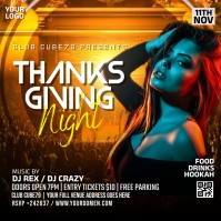 Thanks giving Night Template | PosterMyWall