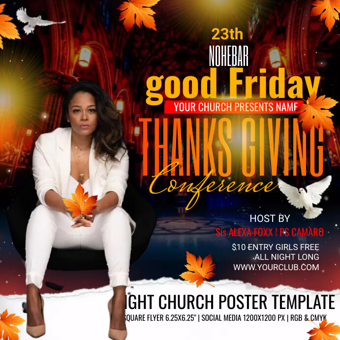 Copy of Thanks giving party | PosterMyWall