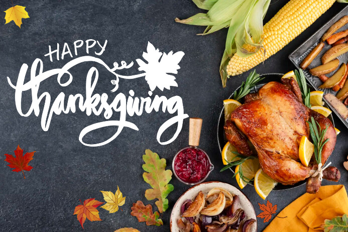 Thanks Giving Poster Template | PosterMyWall