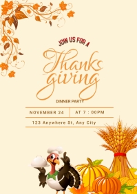 Thanks Giving Poster Template | PosterMyWall