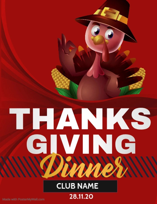 Copy of thanks giving poster | PosterMyWall